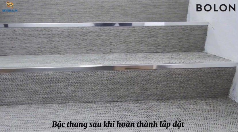 INSTRUCTIONS FOR INSTALLATION OF BOLON WOVEN VINYL FLOORING ON STAIRS – Stella Global